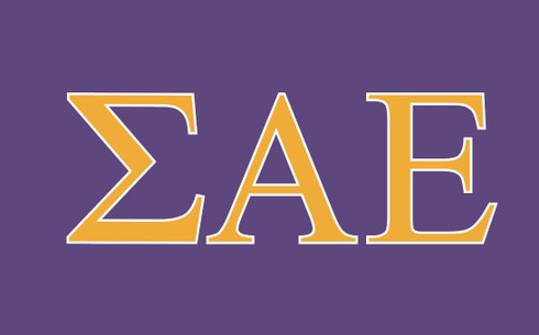 Sigma Alpha Epsilon Fraternity Flag-Purple - Brothers and Sisters ...