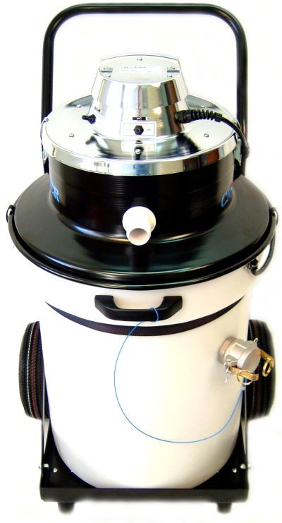 Crusader 30 Gallon Pump-out Slurry Vacuum With Steel Cart
