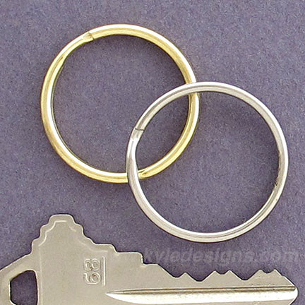1.25'' Round Split Key Ring Loops | Kyle Design