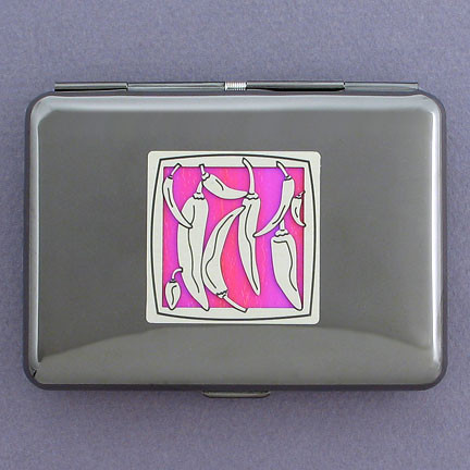 Chili Pepper Metal Case & Cigarette Wallet | Kyle Design
