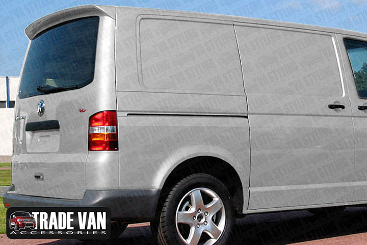 VW T5 Tailgate Spoiler - VW T5 Transporter Caravelle Rear Styling ...