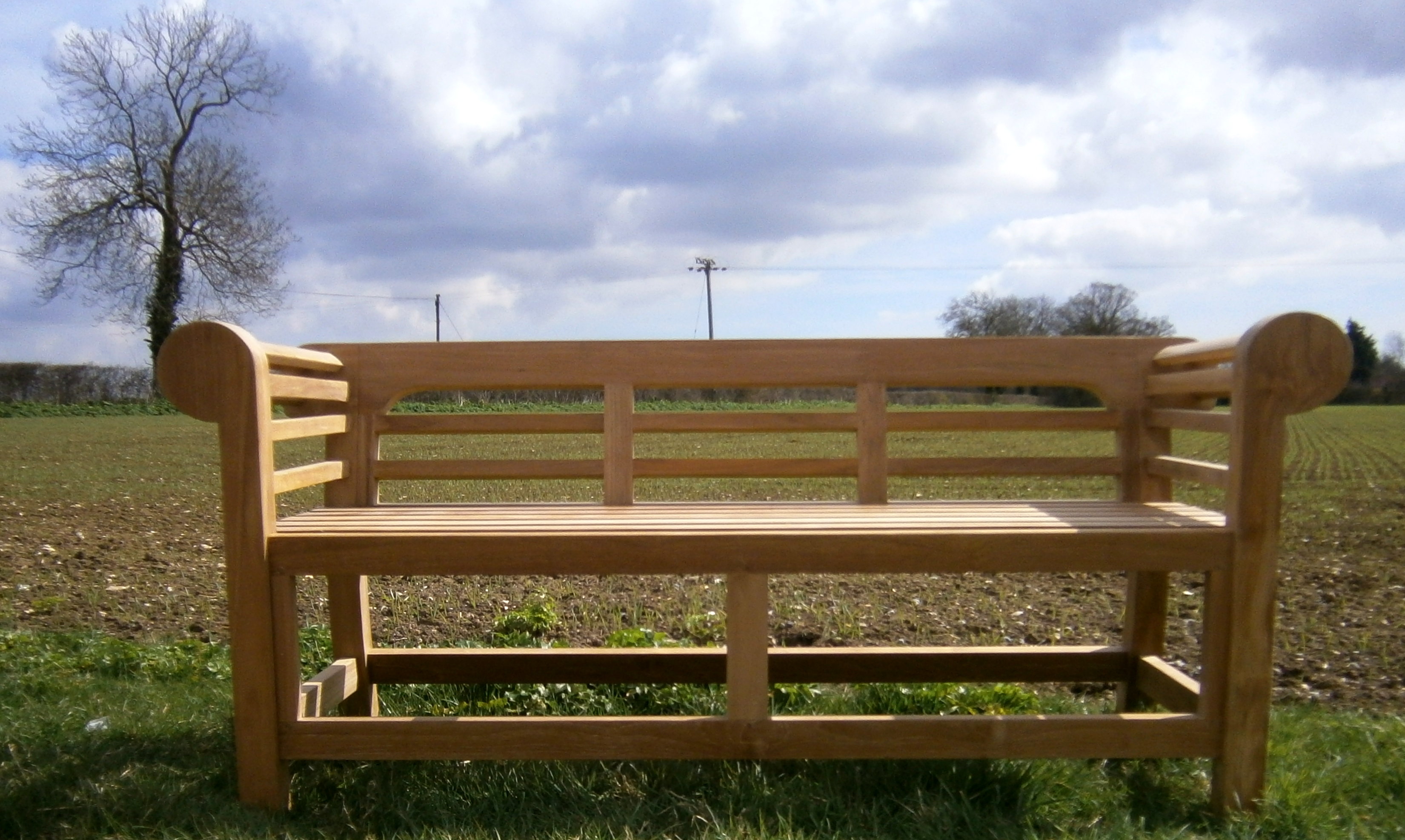 Combine Style with Ample Seating Room in This Teak Bench - Chairs and ...