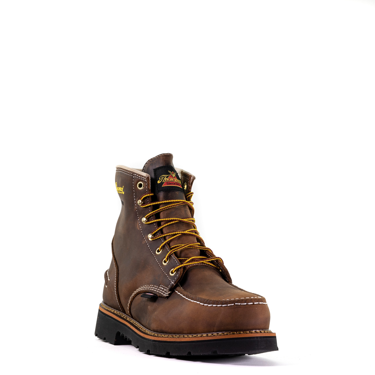 Thorogood 1957 Series – Waterproof Safety Toe – 6″ Crazyhorse Moc Toe ...
