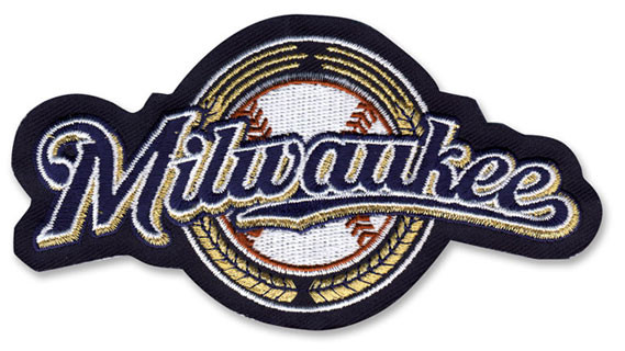 Milwaukee Brewers Embroidered Emblem Logo Patch 4