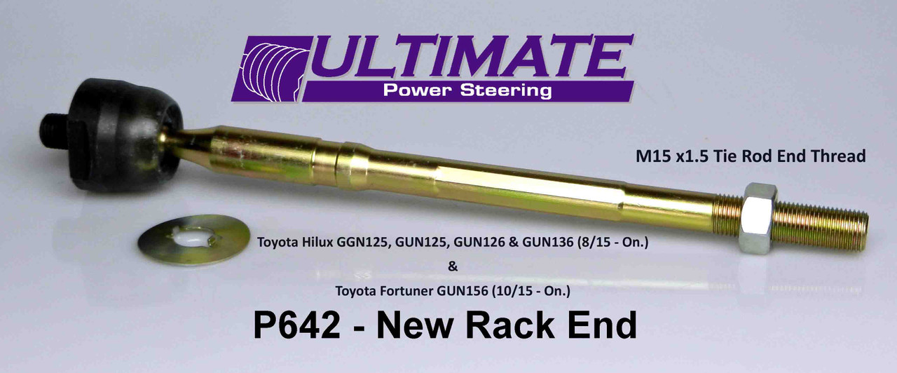 Toyota Hilux 2WD & 4WD Series (8/15 – On.) 15mm Tie Rod Threads