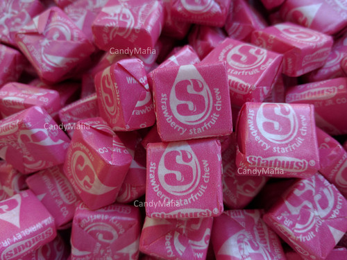 Starburst Strawberry Starfruit Chewy Candy 1 pound
