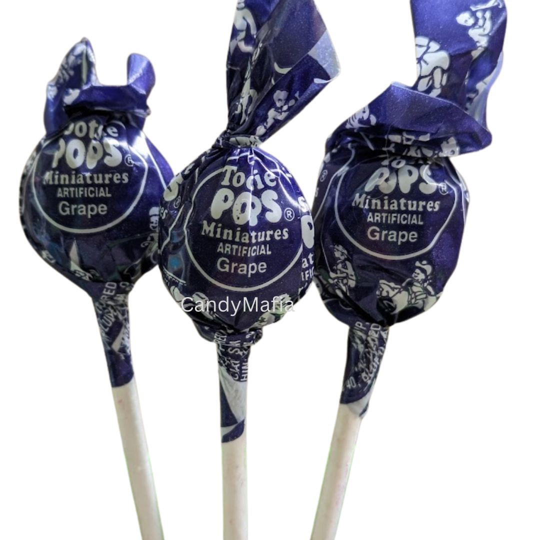 MINI Grape Tootsie Pops 30 pops Miniatures