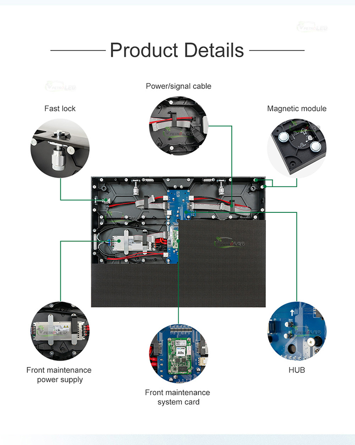 Digital LED Video Wall -56" x 100" - Petro LED Signs
