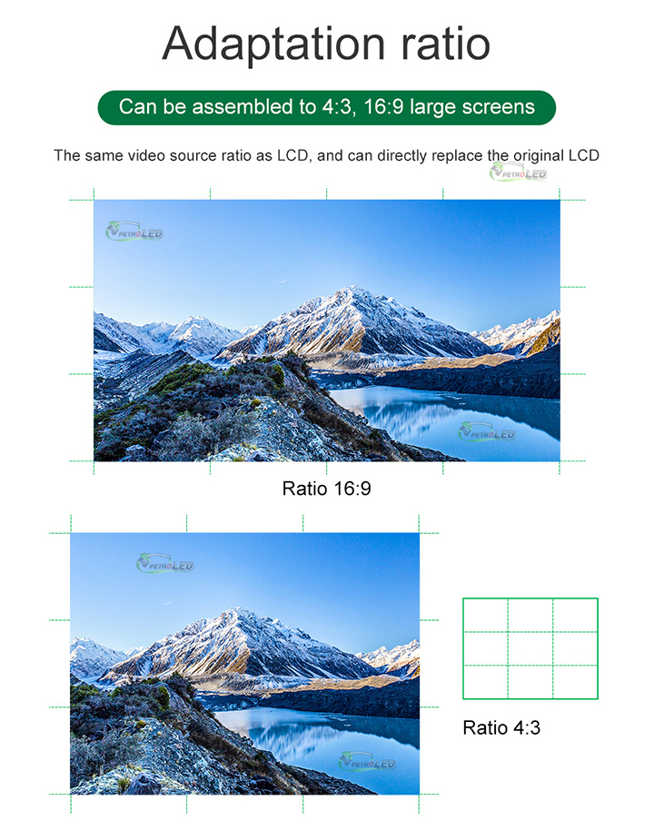 Digital LED Video Wall -56" x 100" - Petro LED Signs