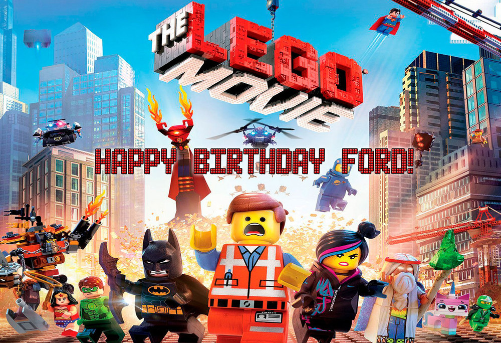 The Lego Movie Personalized Poster