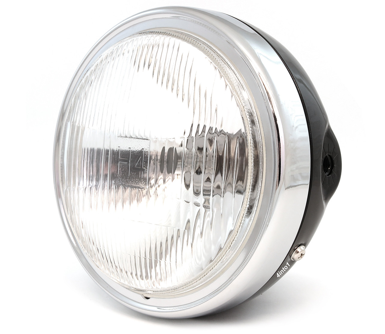 Reproduction Honda Halogen Headlight Assembly - Black - CB650 CB750 ...