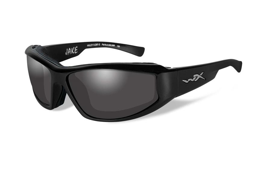 Wiley X Jake in Gloss Black w/ Grey Lens - Rhino Safety Glasses