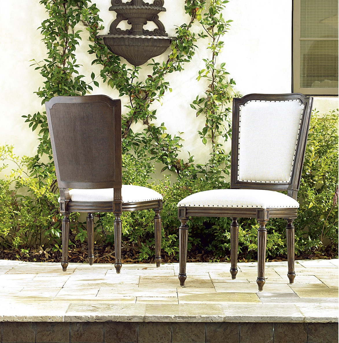 Proximity Upholstered Woven Back Dining Chair | Zin Home