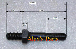 Super Long 7/16" X 7/16" Rocker Studs, BBC, BBF & 351C, Set of 16 ...