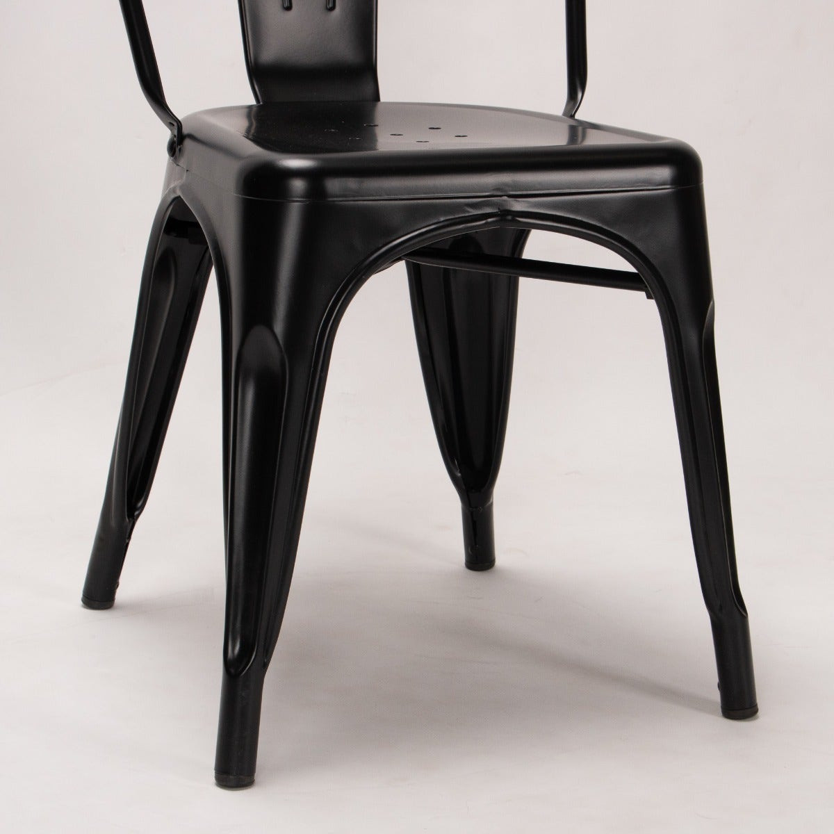 Titan Series™ Industrial Metal Chair-Black - EventsWholesale.com