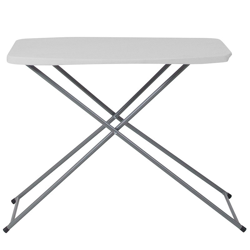 Titan Series™ 20'' x 30'' Adjustable Height Plastic Folding Table ...