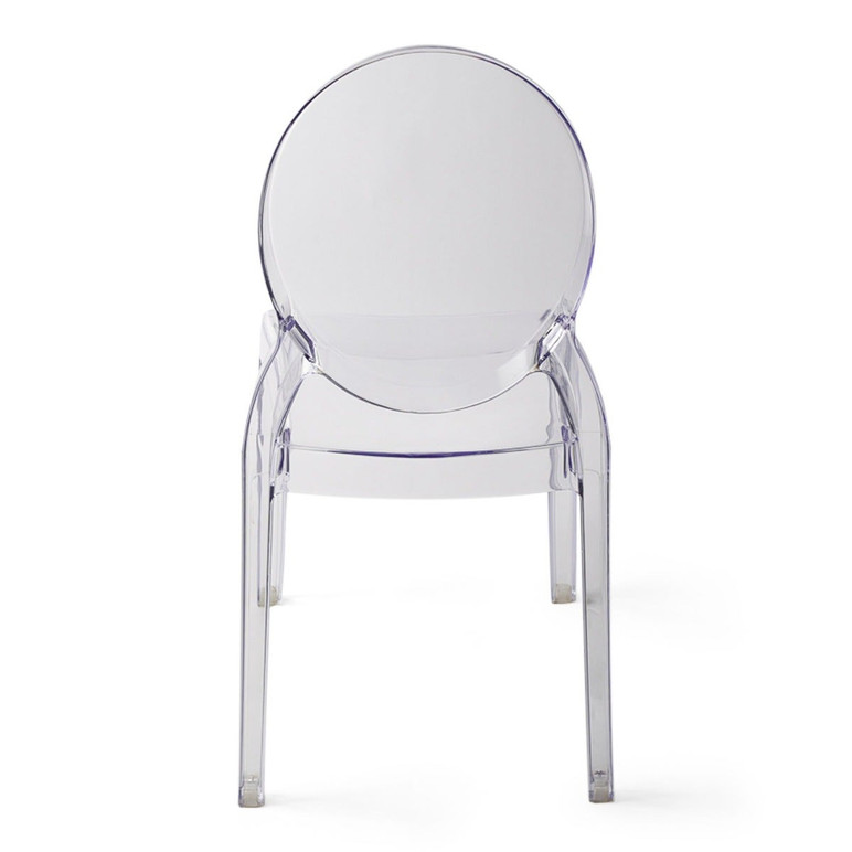 Sofia Stacking Chair with UV Protection Chair - Clear - EventsWholesale.com