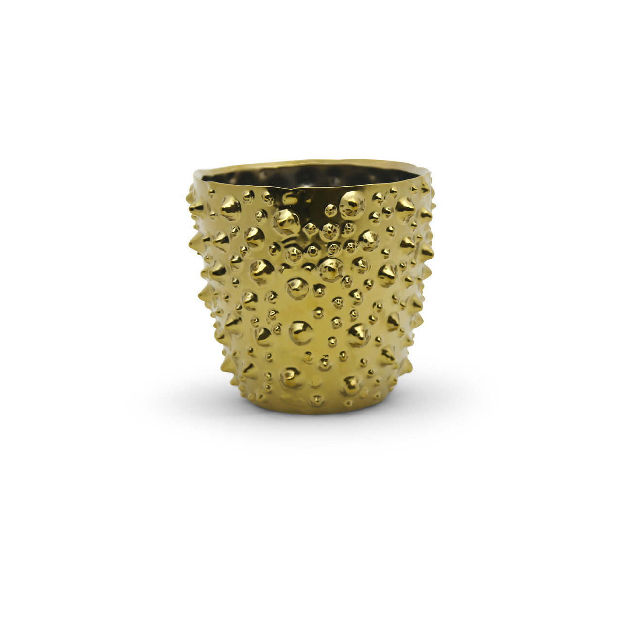 Large Gold Spike Pot - 6.7" H - 6 Pieces - EventsWholesale.com