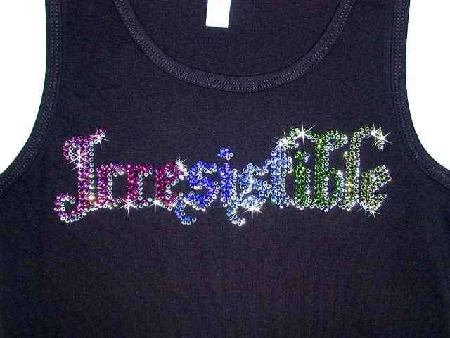 Irresistable Swarovski Crystal Rhinestone T Shirt Design ...