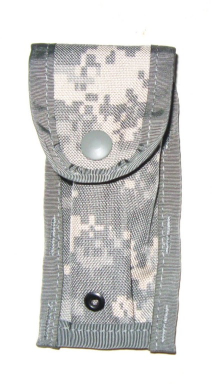 MOLLE Single-Magazine Ammunition Pouch, 9mm, NSN 8465-01-524-7361 (ACU ...