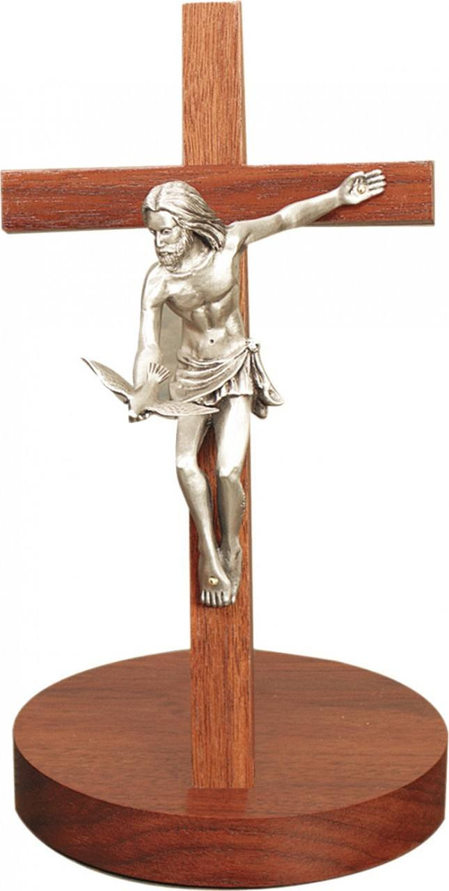 Gift of the Spirit Standing Tabletop Crucifix,, 8" - St. Jude Shop, Inc.