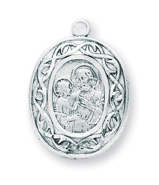 St. Joseph Crown of Thorns/Guardian Angel Medal, 1565 - St. Jude Shop, Inc.