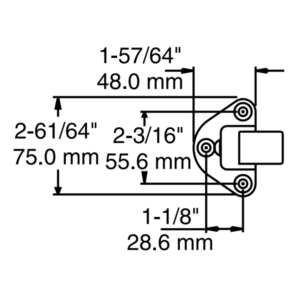 Shop Now! - Hardware - Kason - Kason Walk-In Latches and Strikes ...