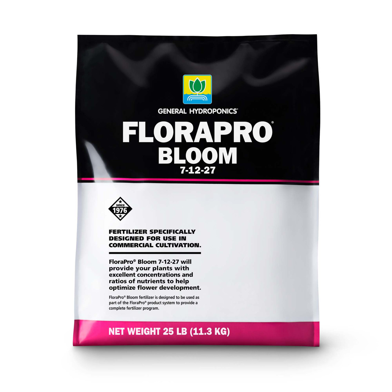 General Hydroponics FloraPro Bloom 7-12-27 (25 pound bags)
