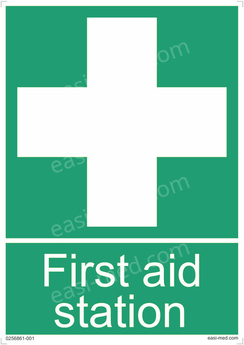 First Aid Station Sign - First Aid Station Sign: Promoting Safety and ...