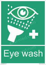 First Aid Eye Wash Sign - Promoting Safety: Eye Wash Sign for First Aid ...